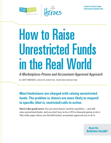 3 Steps to Raising Unrestricted Funds